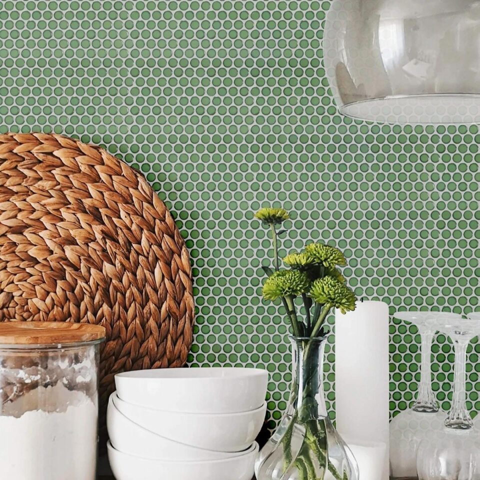 Penny Rounds - Feature Wall Tiles [Mosaics] Stone3 Brisbane