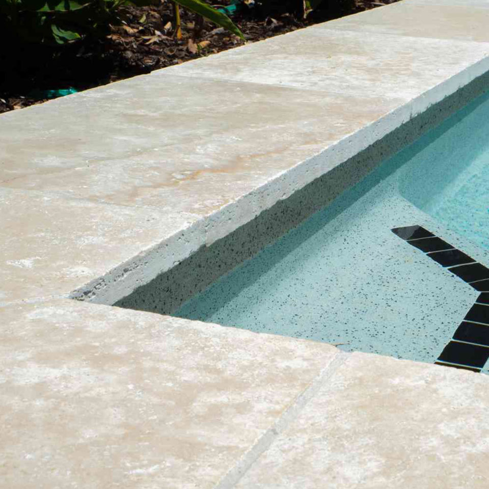 Cream Travertine - Outdoor Pavers and Tiles | Stone3