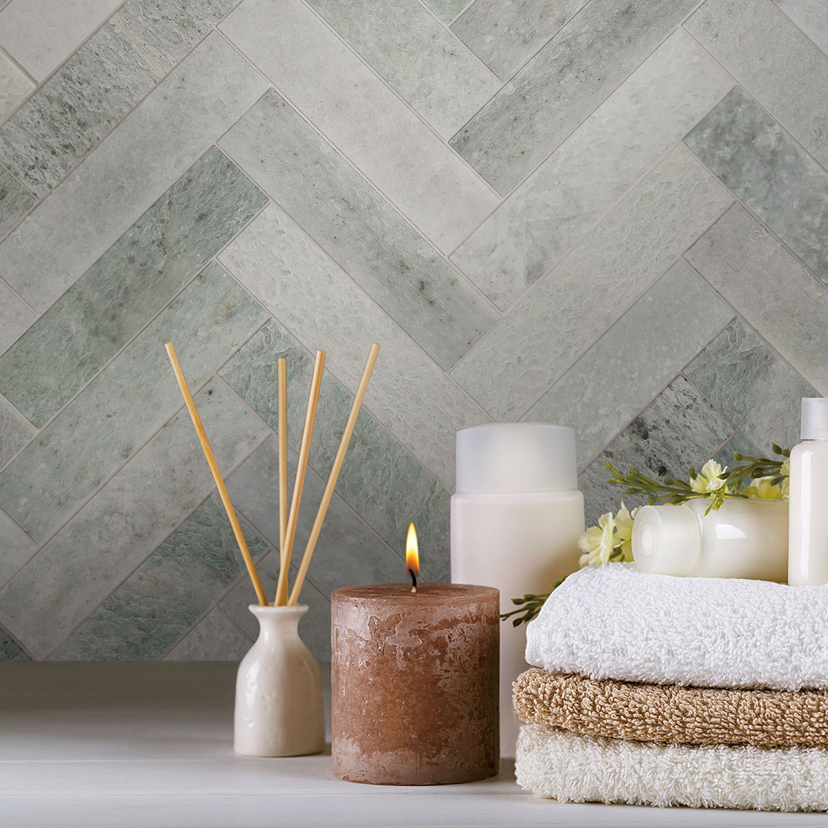 Artemis - Herringbone - Marble Tiles - Natural Stone Tiles - Stone3