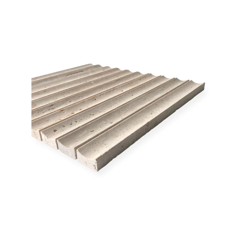 Concave Flute - Natural Stone Mosaic Tiles - Stone3 Brisbane