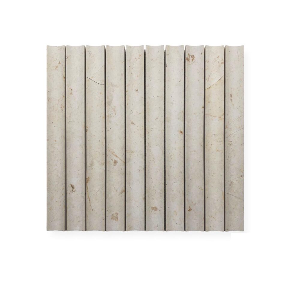 Concave Flute - Natural Stone Mosaic Tiles - Stone3 Brisbane